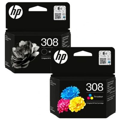 Original OEM Ink Cartridges HP 308BK + 308C (multi pack)